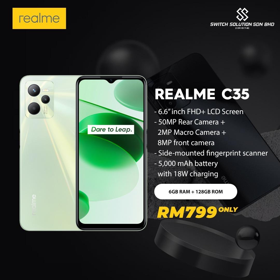 REALME C35 (6GB RAM + 128GB ROM) 1 Year Warranty By Realme Malaysia ...