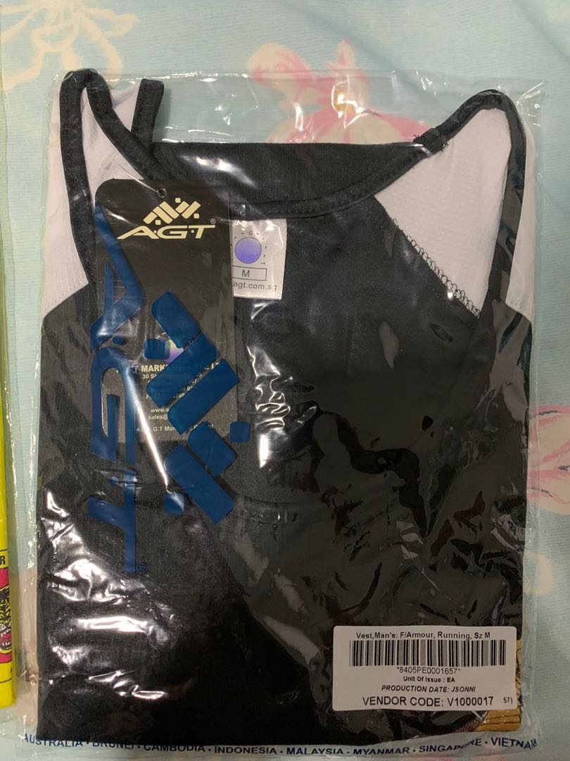 SAF Armour and 3DIV Singlet, Men's Fashion, Activewear on Carousell