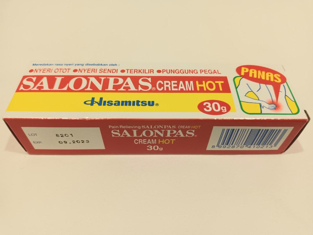 Salonpas Cream Hot 30g, Health & Nutrition, Medical Supplies & Tools on ...