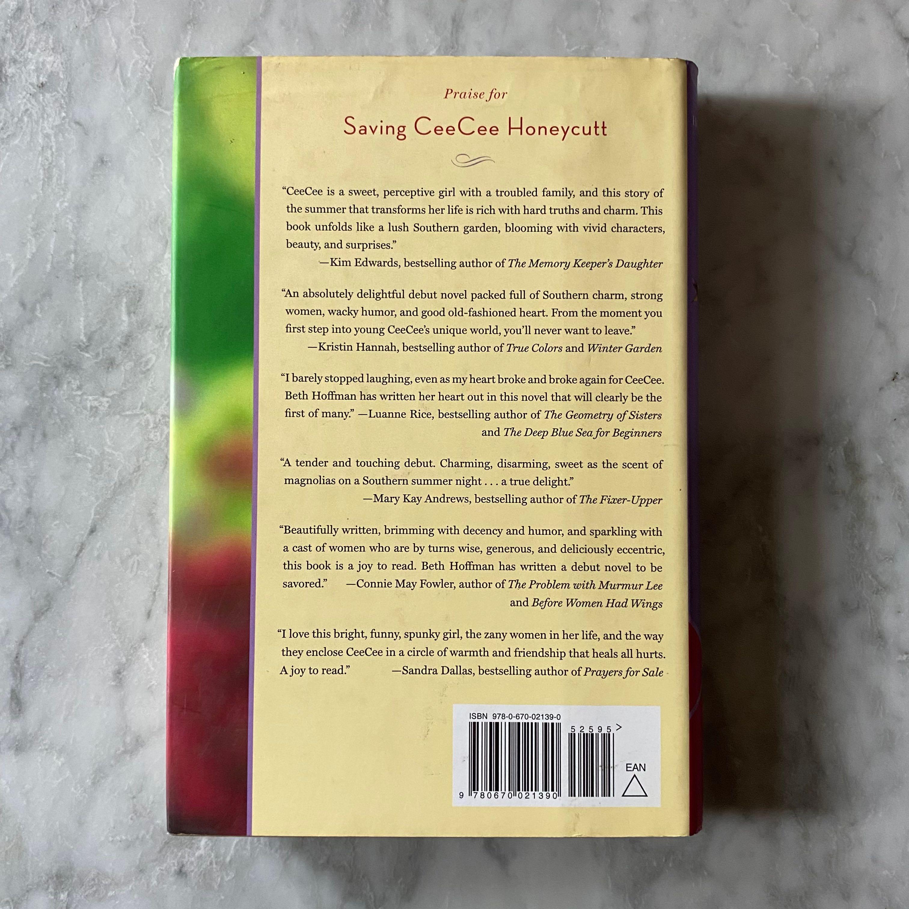 Saving Cee-Cee Honeycutt by Beth Hoffman, Hobbies & Toys, Books & Magazines, Fiction & Non ...