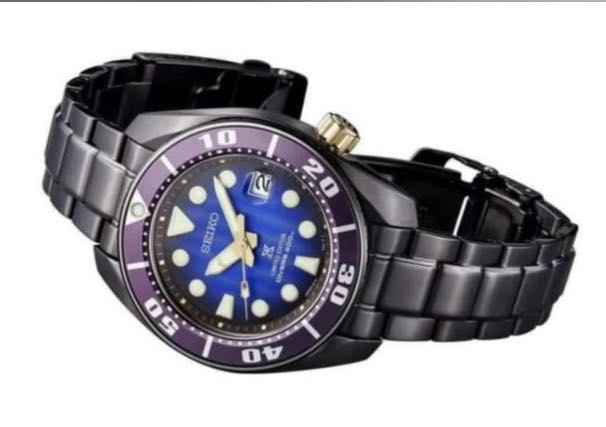 Seiko zombie sumo purple SPB055J1, Luxury, Watches on Carousell