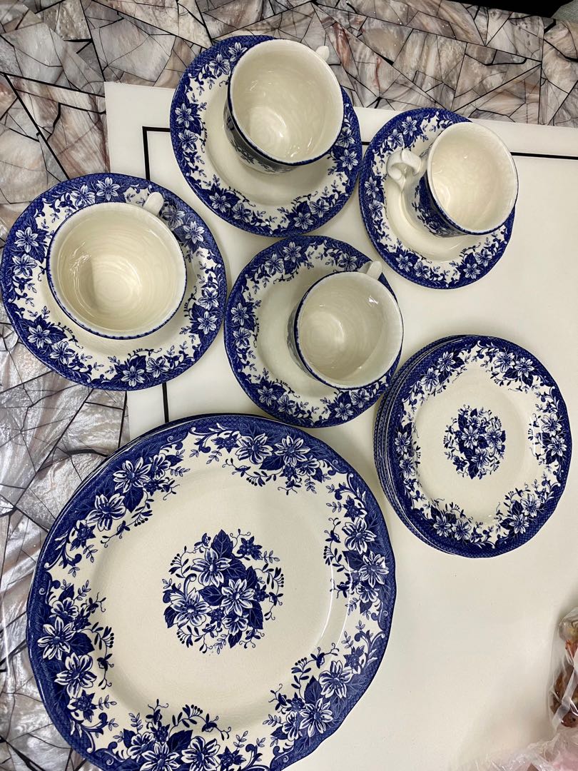 SET PINGGAN CAWAN 16 PCS, Furniture & Home Living, Kitchenware ...