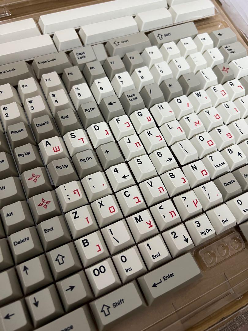 Shenpo Hebrew Keycap set (Blue, Green, Red), Computers & Tech, Parts ...