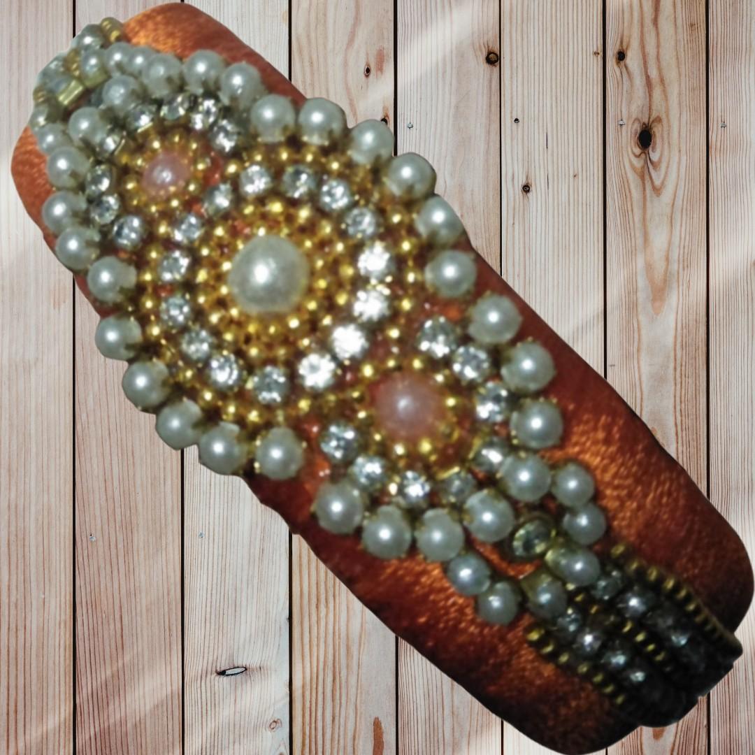 Silk Thread Pearl Bangle (1 piece), Women's Fashion, Jewelry ...