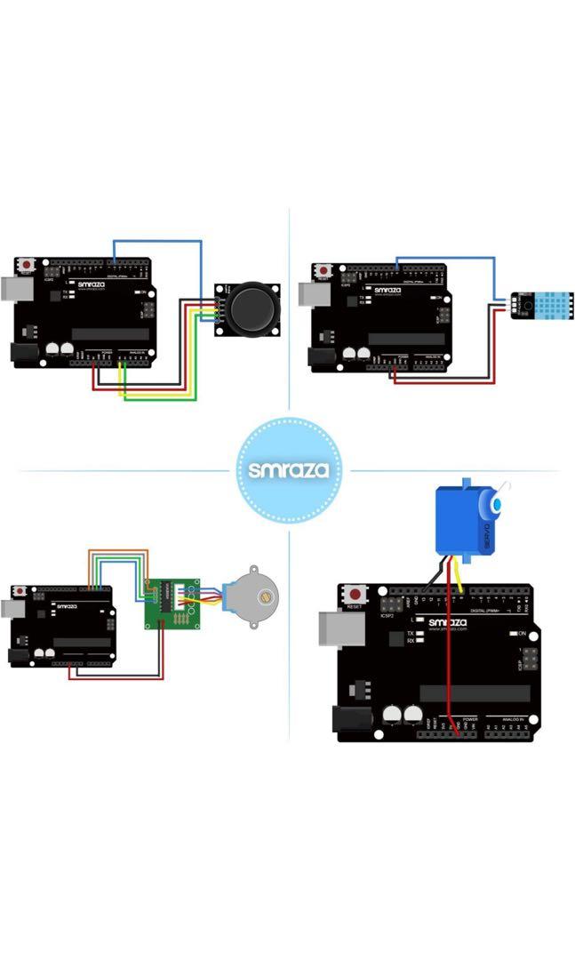Smraza Super Starter Kit Project Kit with Breadboard, Power Supply ...