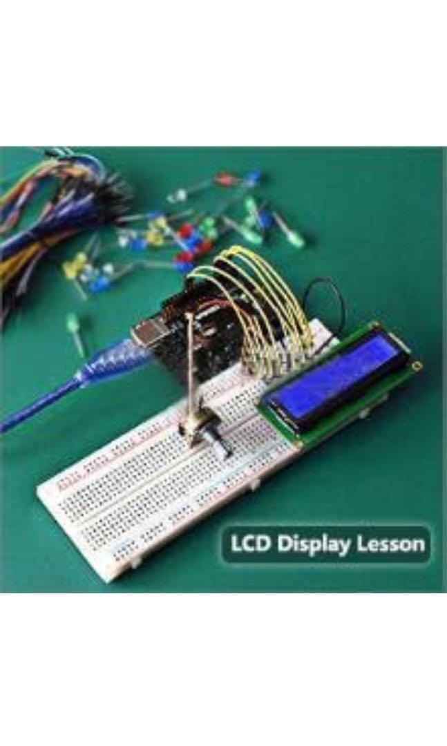 Smraza Super Starter Kit Project Kit with Breadboard, Power Supply, Jumper Wires, Resistors, LED ...