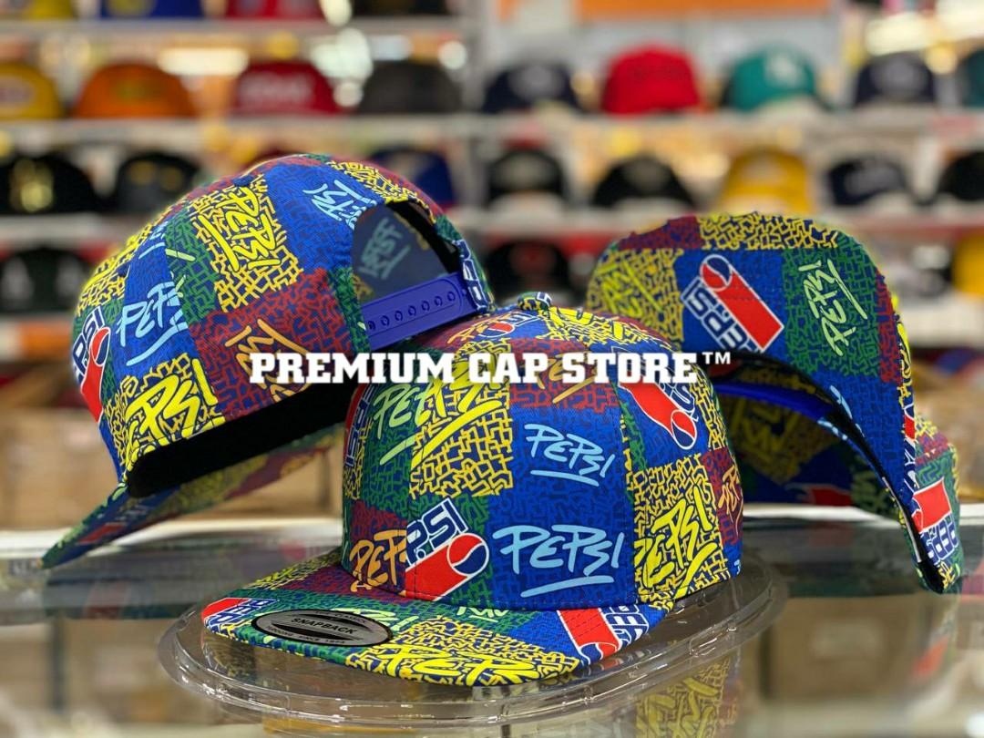 SNAPBACK CAP PEPSI FULL PRINT LIMITED EDITION, Men's Fashion, Watches ...