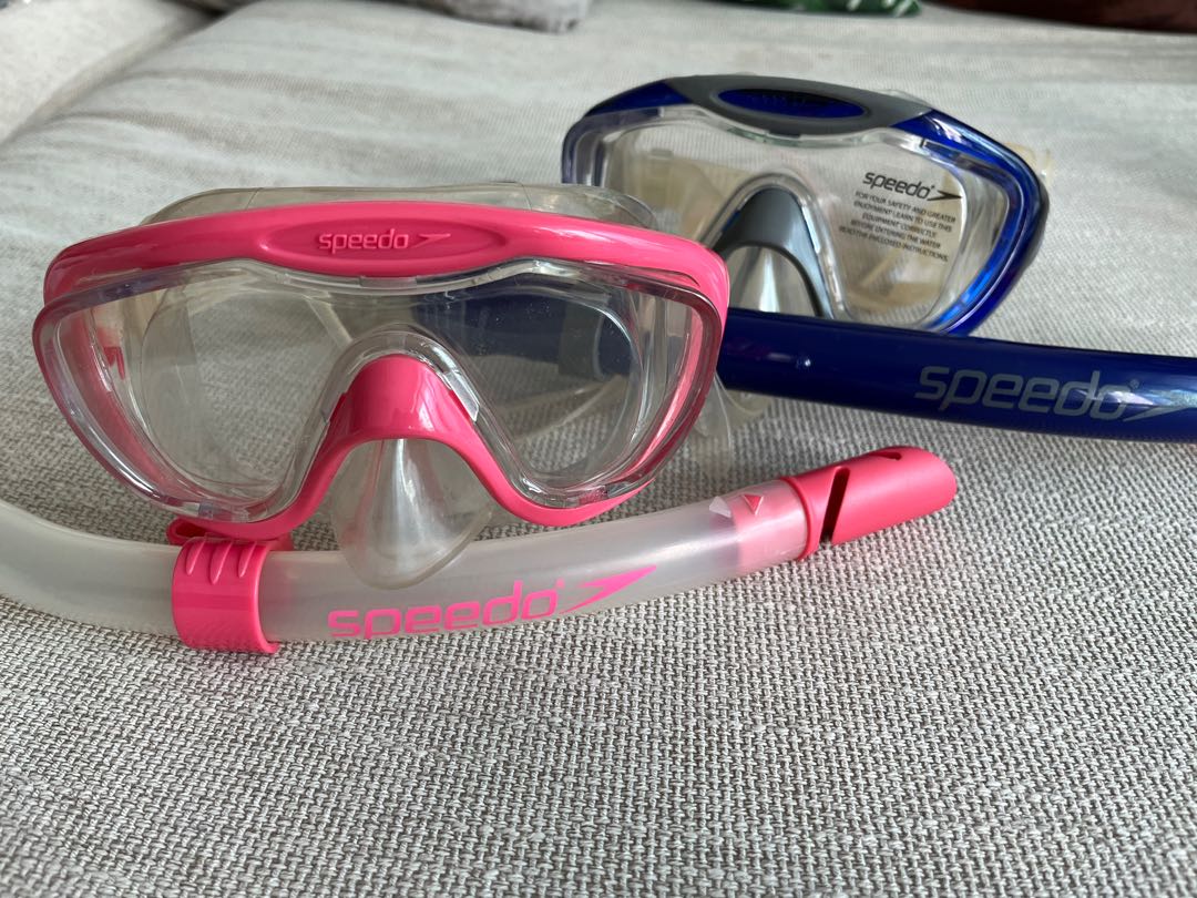 Speedo Snorkel Set Couple, Sports Equipment, Sports & Games, Water ...