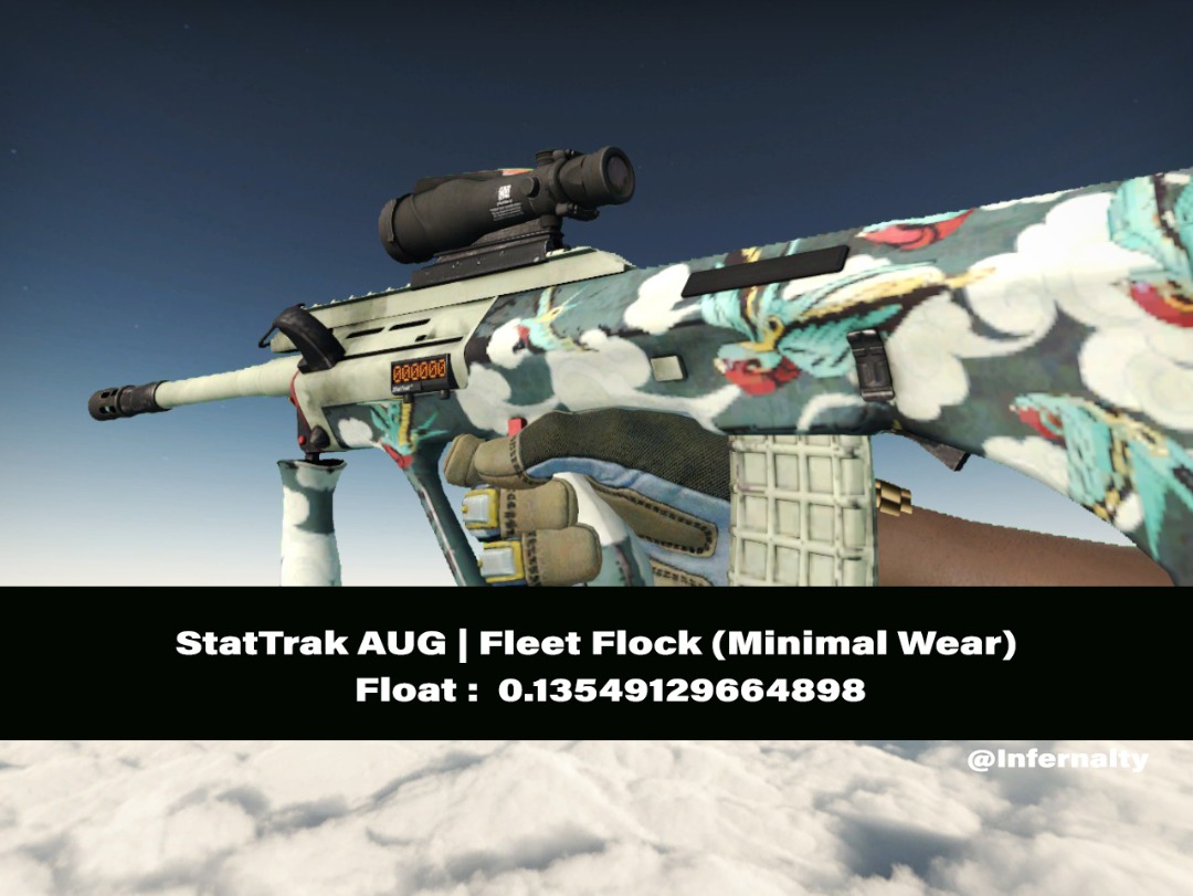 StatTrak AUG Fleet Flock MW CSGO SKINS KNIVES, Video Gaming, Gaming ...