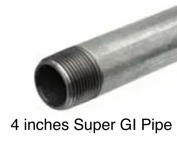 Super brand GI Pipe 4 inches, Commercial & Industrial, Construction ...