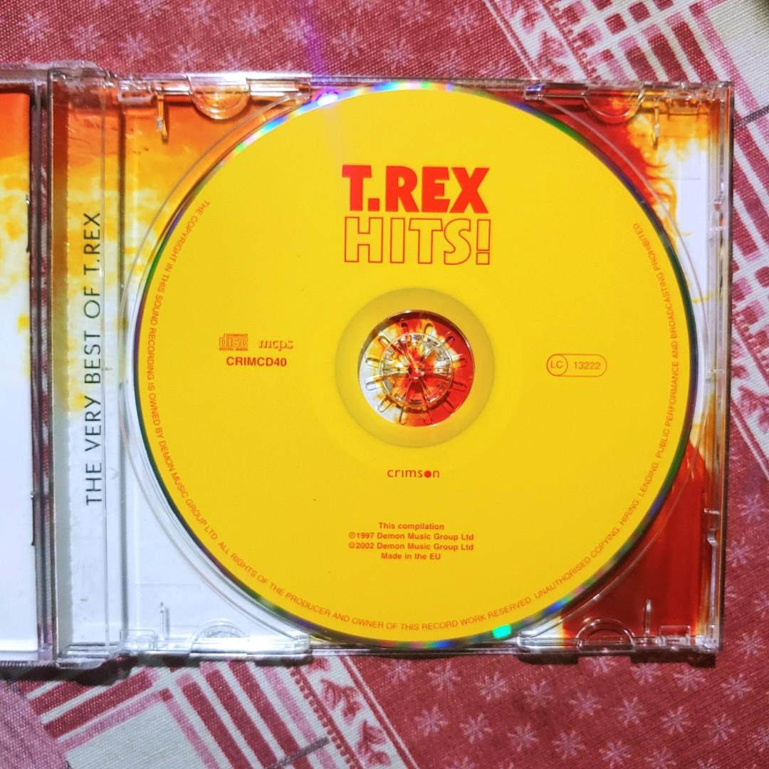 T. Rex - Hits! The Very Best Of T. Rex CD Album, Hobbies & Toys, Music ...