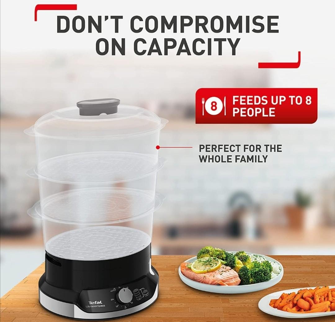 Tefal Steam Cooker Ultra compact VC204865, TV & Home Appliances ...