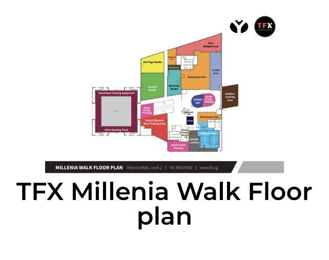 TFX access (MilleniaWalk,Funan,PacificPlaza), Sports Equipment ...