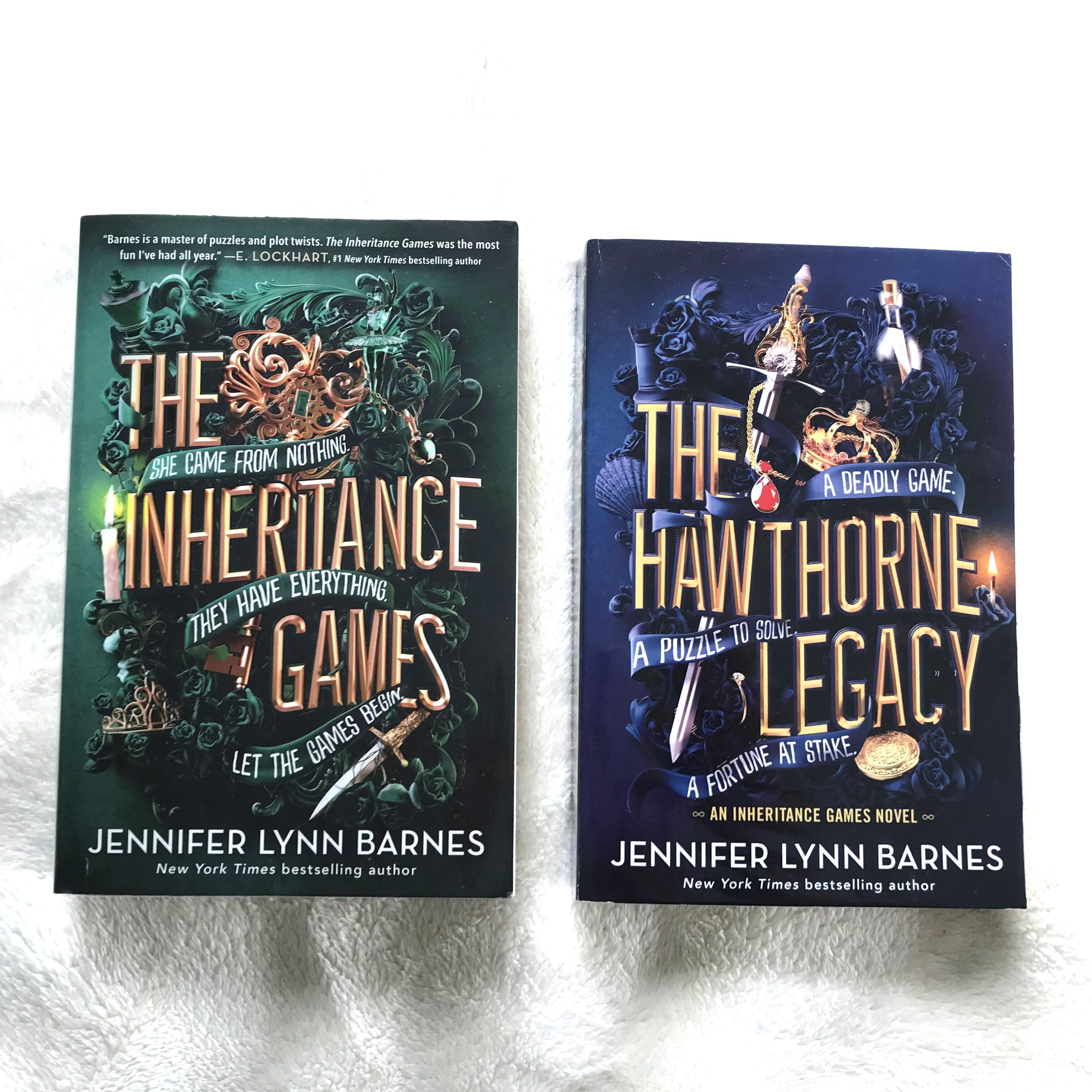 The Inheritance Games and the Hawthorne Legacy, Hobbies & Toys, Books ...