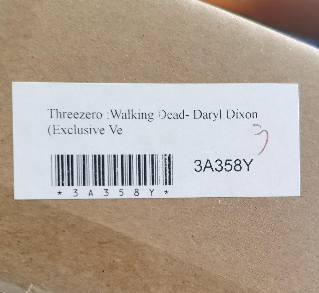 Threezero Three zero Walking Dead Daryl Dixon Deluxe Edition Exclusive ...