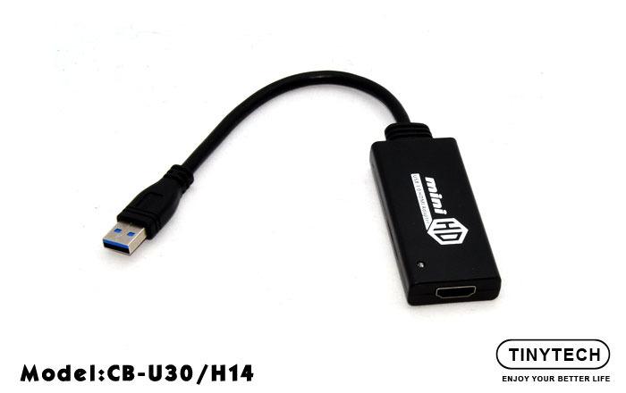 TINYTECH USB 3.0 TO HDMI MULTI-DISPLAY ADAPTER CB-U30/H14, Computers & Tech, Parts & Accessories ...