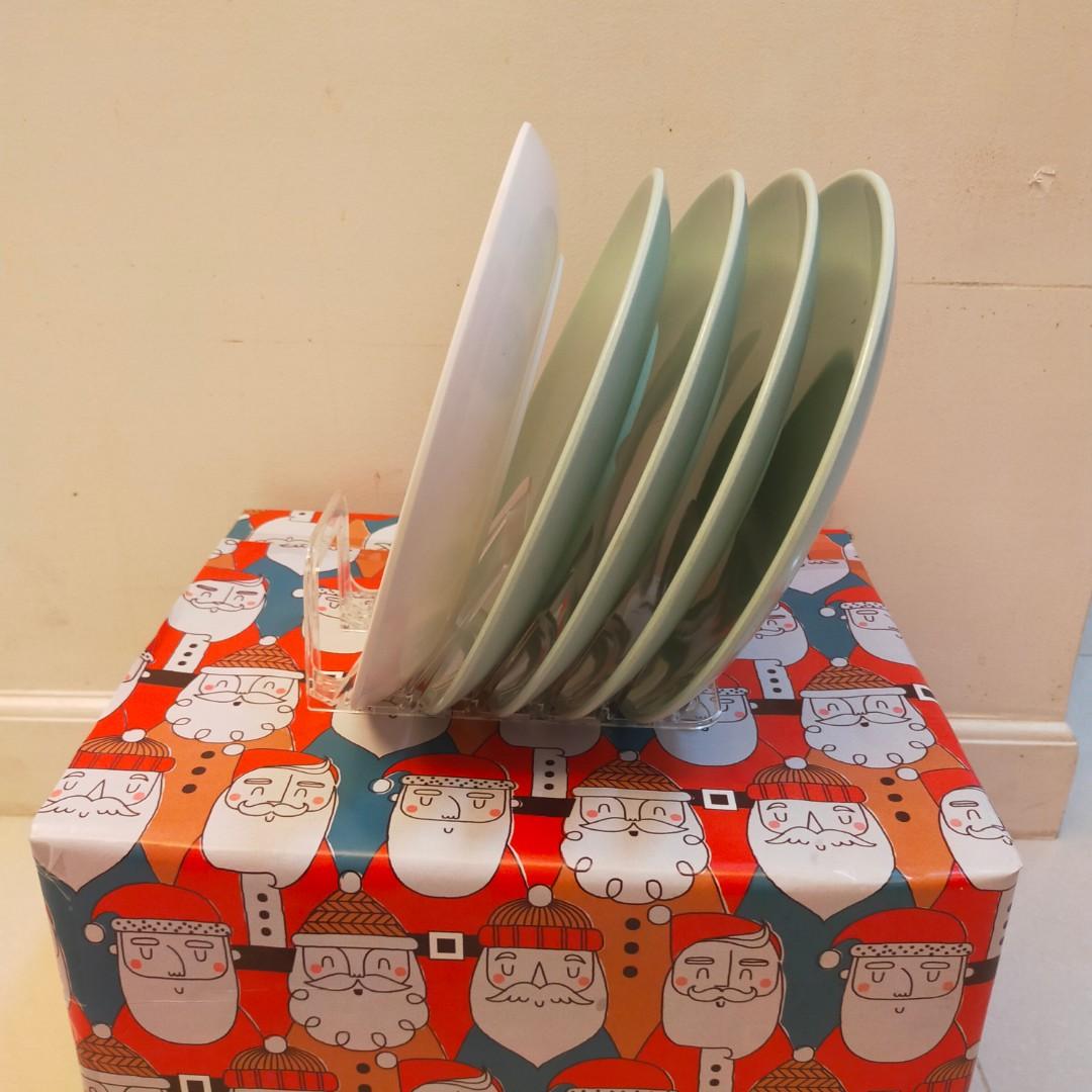 Transparent Plastic Plate Rack, Furniture & Home Living, Furniture ...