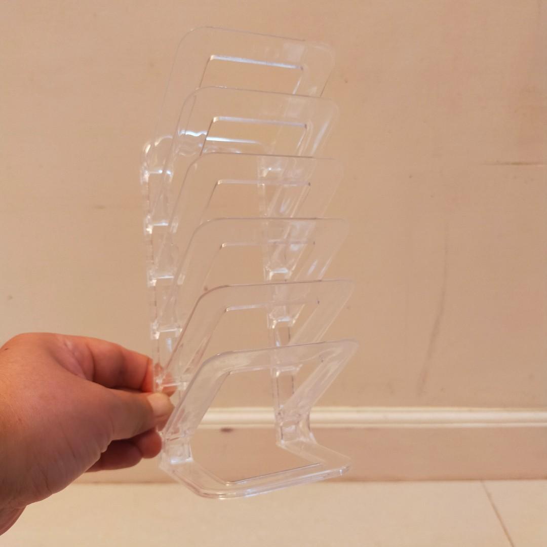 Transparent Plastic Plate Rack, Furniture & Home Living, Furniture ...
