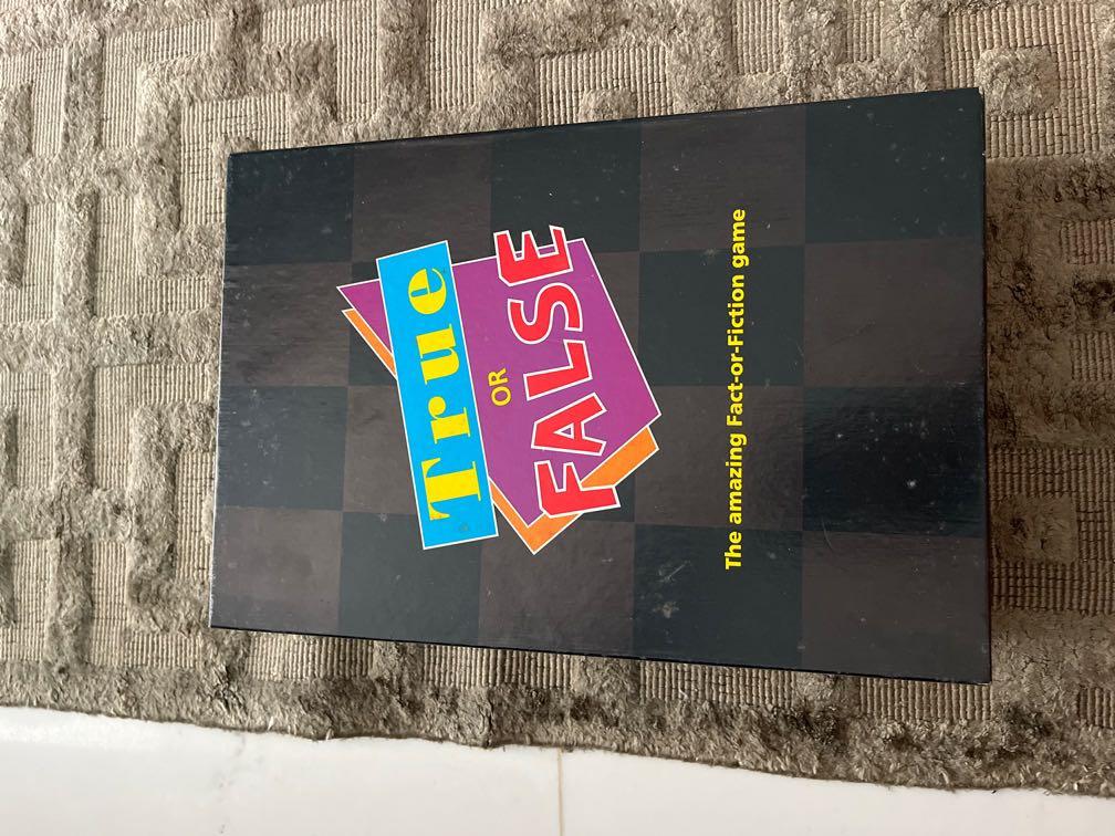 True or false board game, Hobbies & Toys, Toys & Games on Carousell