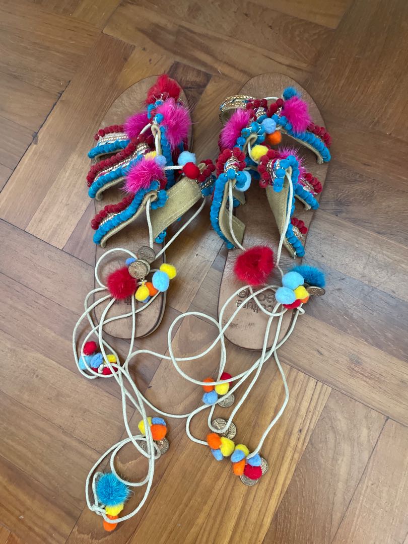 Unique sandals, Women's Fashion, Footwear, Sandals on Carousell
