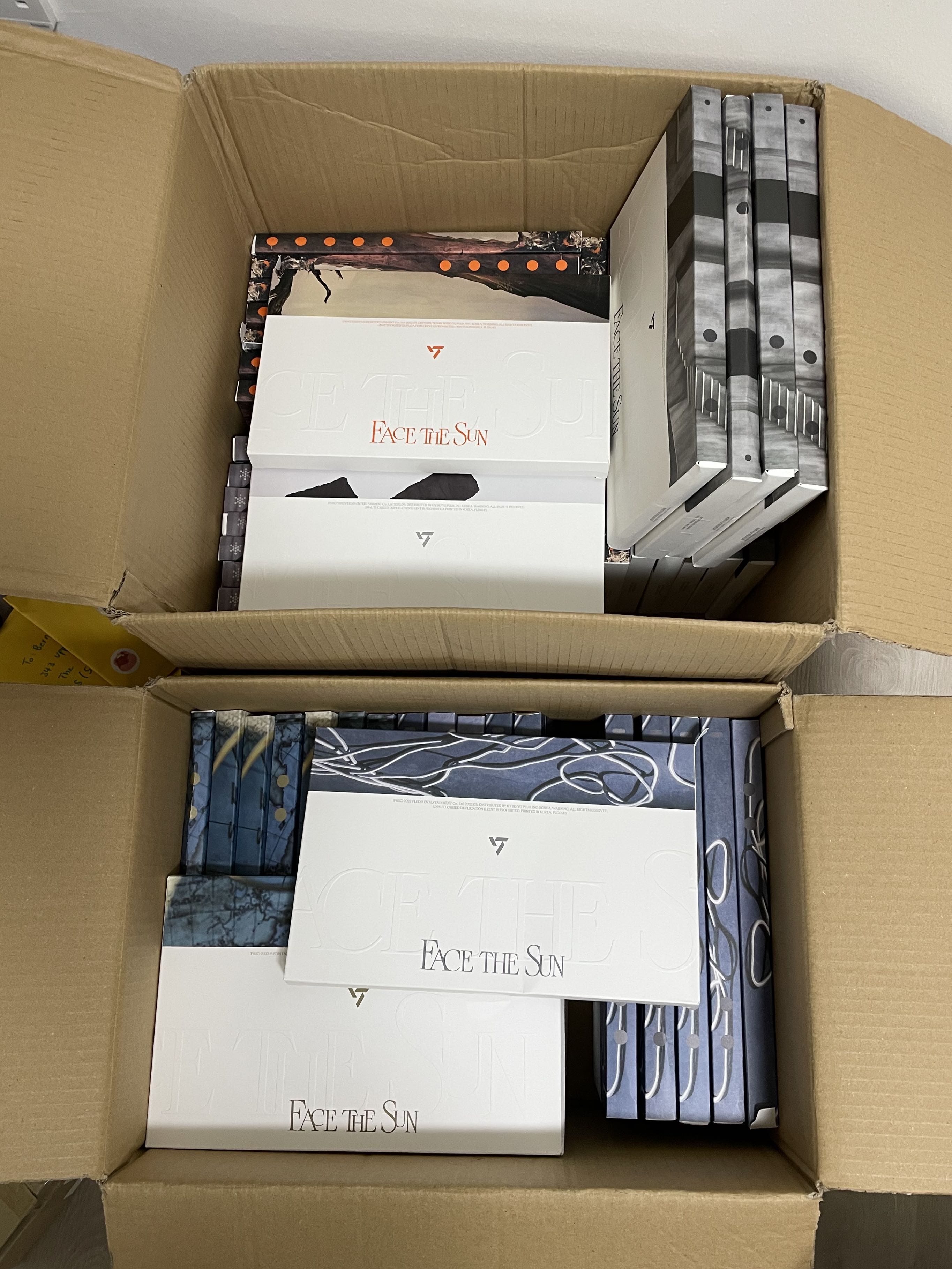 [last- $7 set incl courier] Unsealed seventeen face the sun fts albums ...