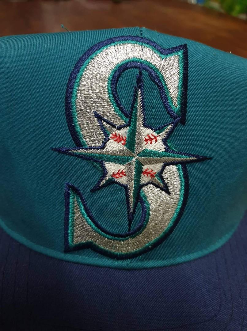 vintage seattle mariners snapback cap by. LOGO 7 (semi big logo), Men's ...