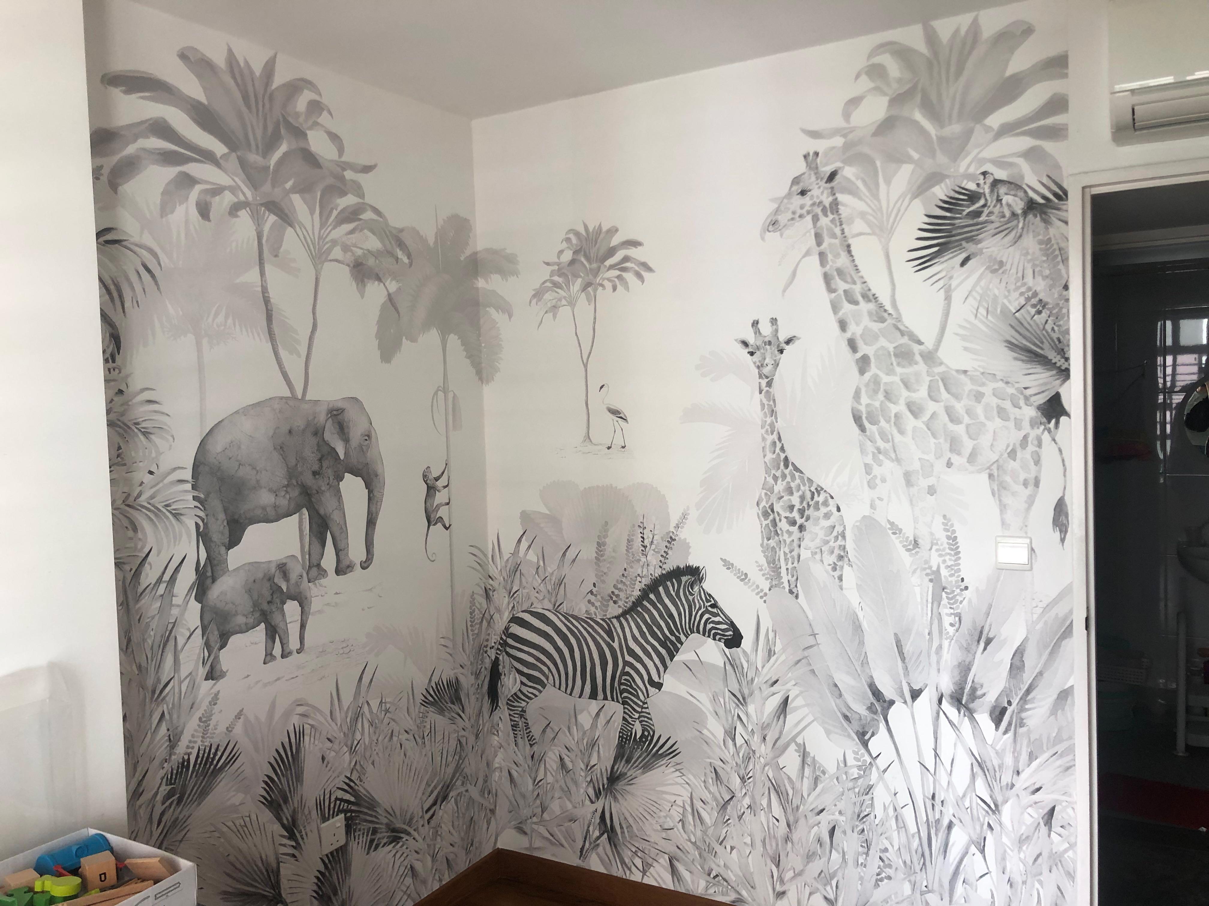 Wallpaper ,mural,interior film installation , Home Services ...