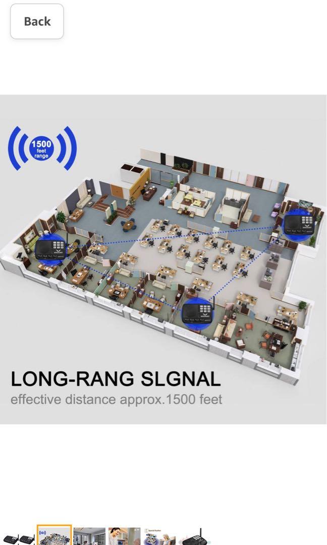 Wireless Intercom System Hosmart 1/2 Mile Long Range 7-Channel Security ...