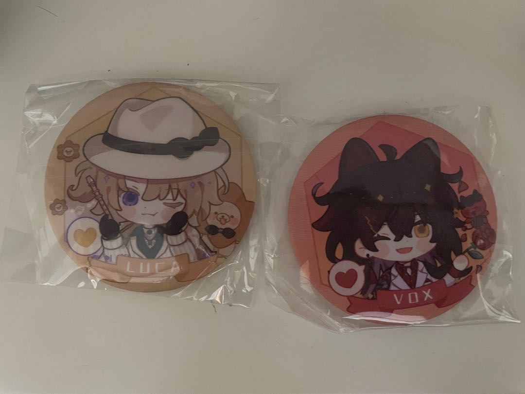 WTS Luxiem badges (Luca and Vox), Everything Else on Carousell