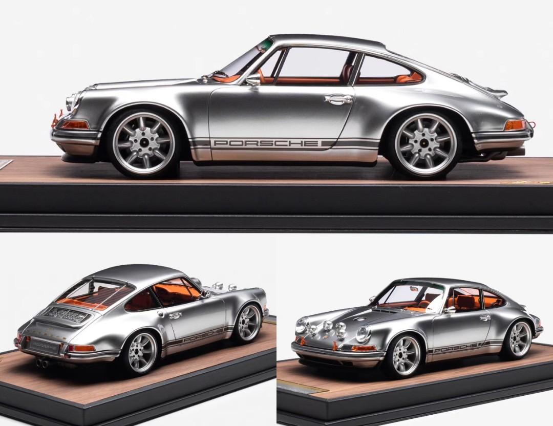 1:18 1/18 TP Timothy & Pierre Singer Porsche 911 964 Coupe Silver ...