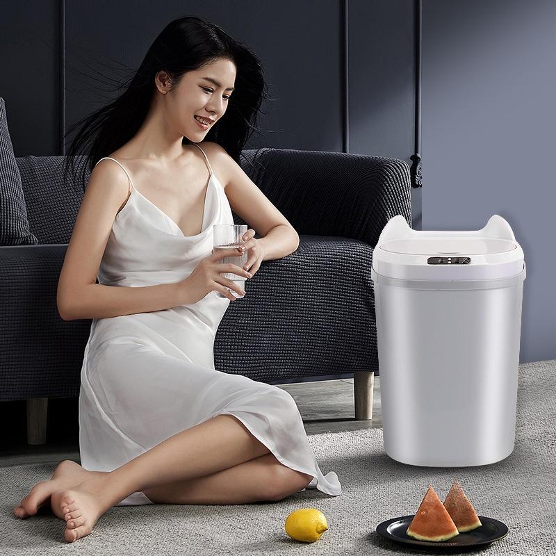 17L Auto Sensor Dustbin Smart Automatic Waste Bucket Household Trash ...
