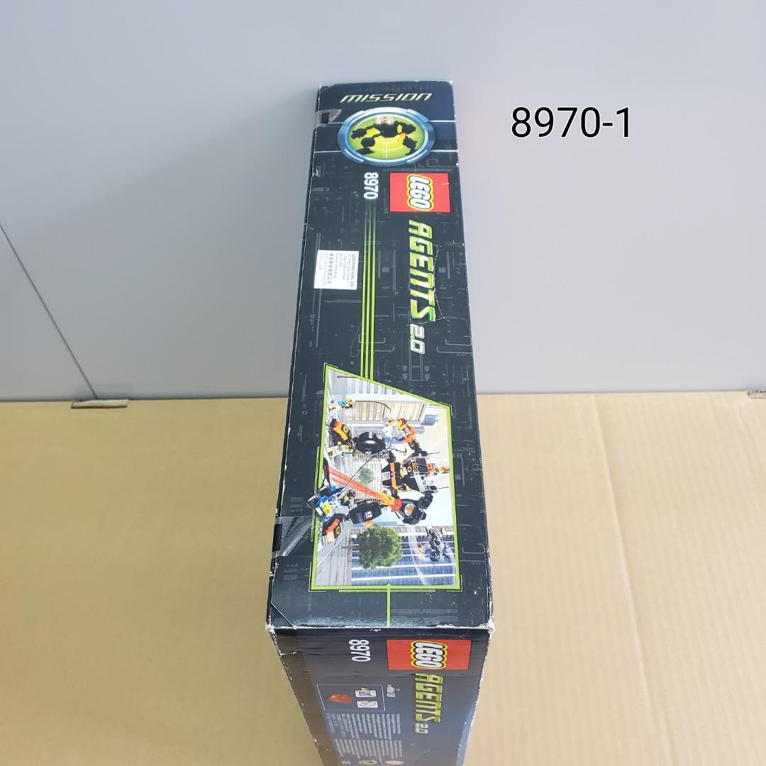 全新 Lego Agents 8970 Robo Attack 樂高特務系列 機器人攻擊，全新，未開，盒正常 (如圖) 。要求四角完美 ...