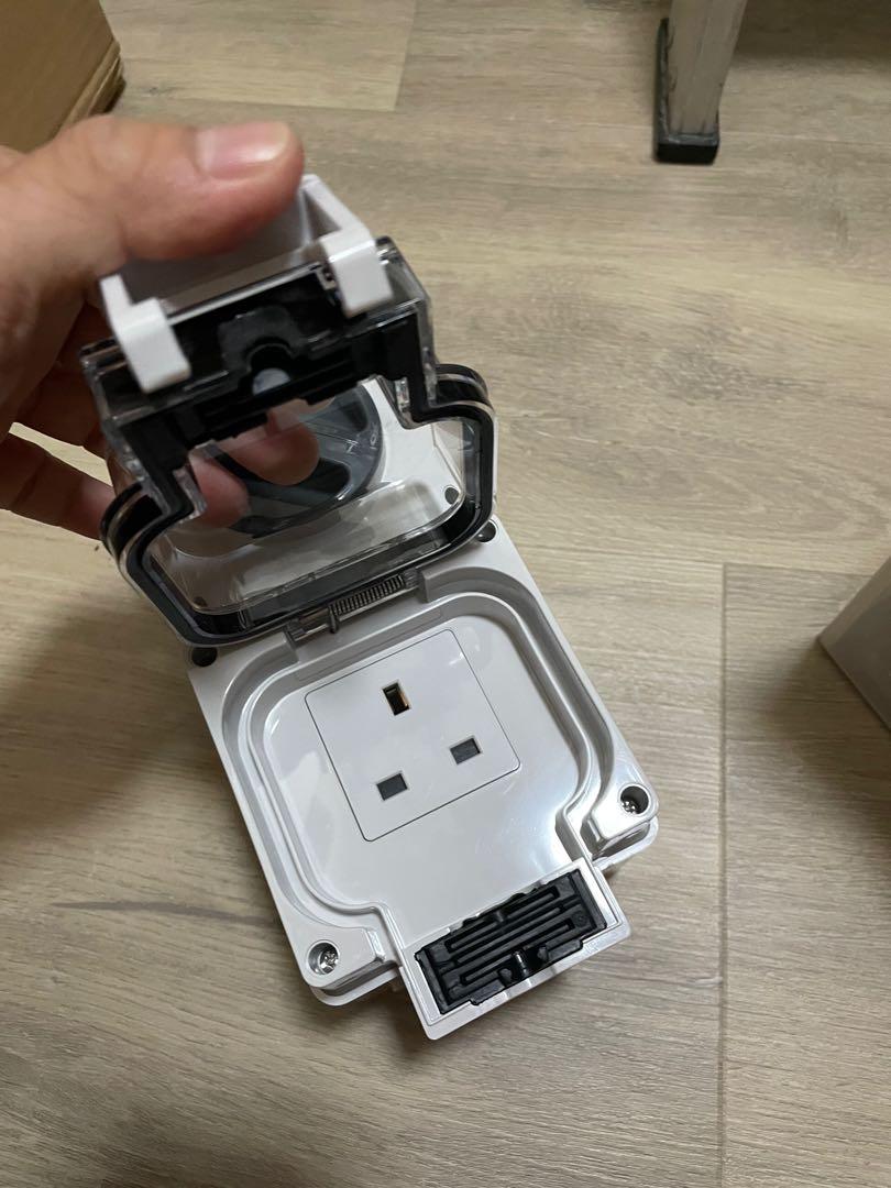 ABB weatherproof power socket, Furniture & Home Living, Home ...