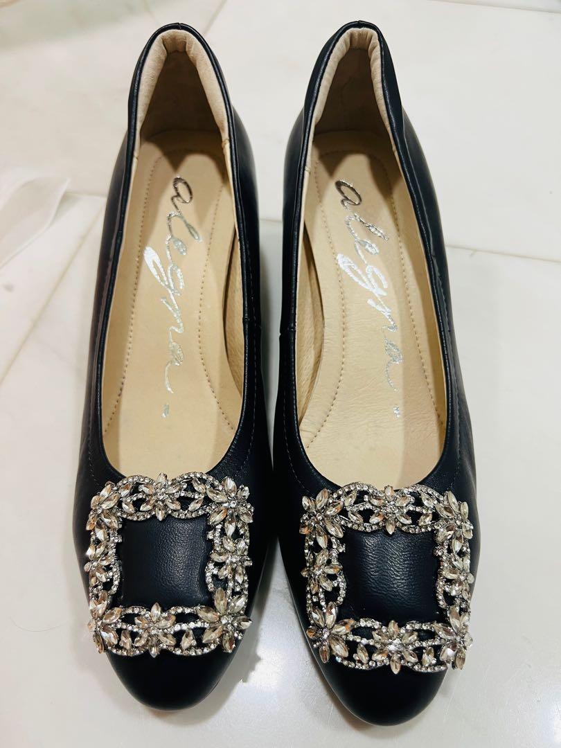 Alegra Dark Blue 2 inch wedge EU 40, Women's Fashion, Footwear, Wedges ...