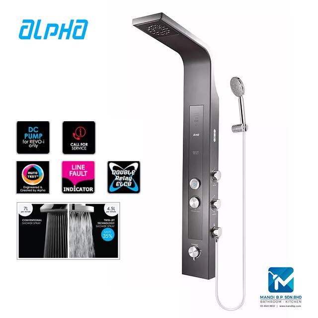 Alpha Water Heater Smart Revo, TV & Home Appliances, Water Heater ...