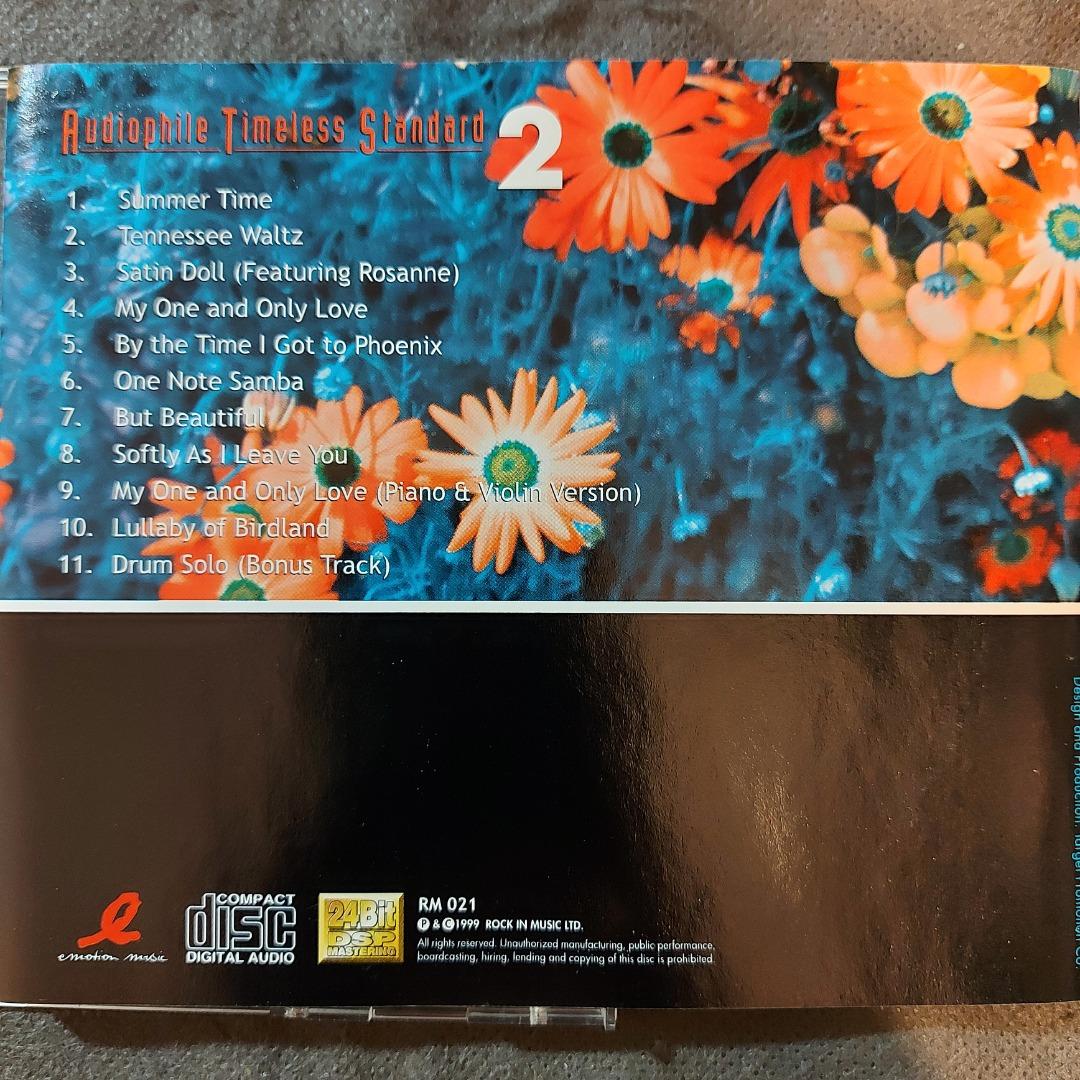 試機碟．AUdiophiLe timeLess standard 精選 CD (99年 舊版) 呂珊 rosanne, 興趣及遊戲, 音樂 ...