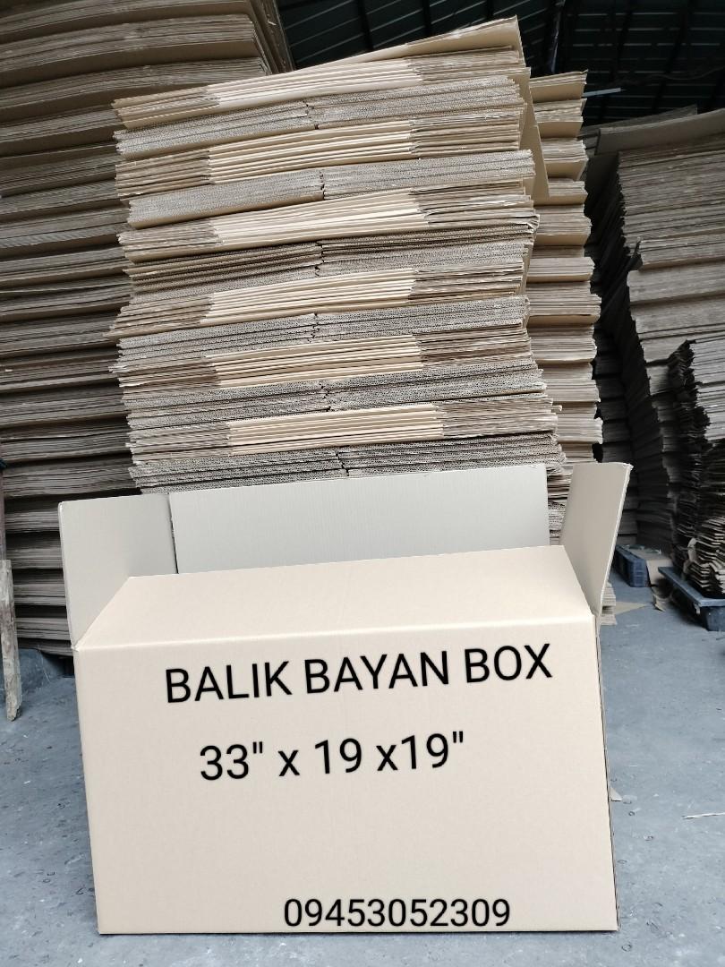 BALIK BAYAN BOX, Furniture & Home Living, Cleaning & Homecare Supplies ...