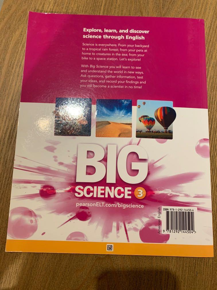 Big Science 3 workbook, 興趣及遊戲, 書本 & 文具, 教科書 - Carousell