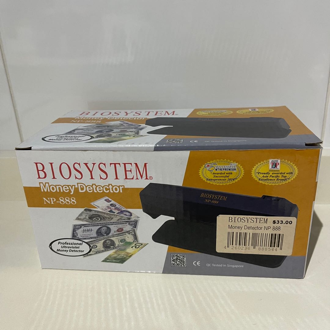 BIOSYSTEM Ultraviolet Money Detector NP-888, Hobbies & Toys ...
