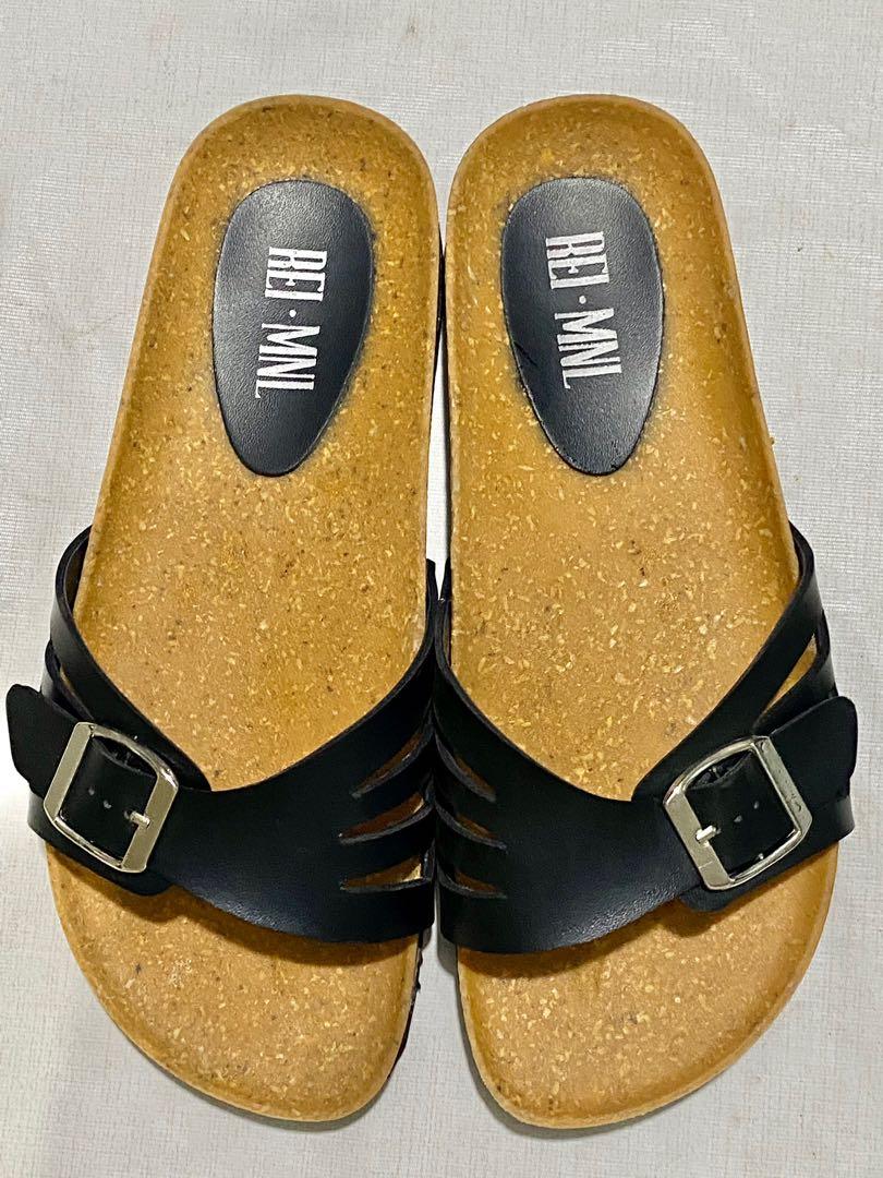 birks style slippers black - made in marikina (boracay), Men's Fashion ...