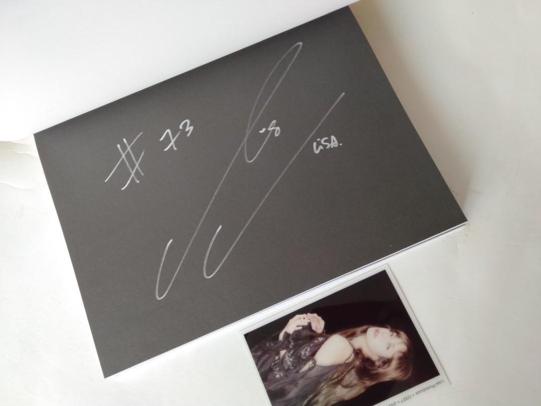 BLACKPINK LISA Signed/Autographed 0327 Photobook (Rare!) Limited ...