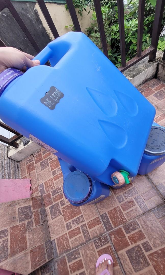 Blue slim container 5 gallons (bundled), Food & Drinks, Other Food ...