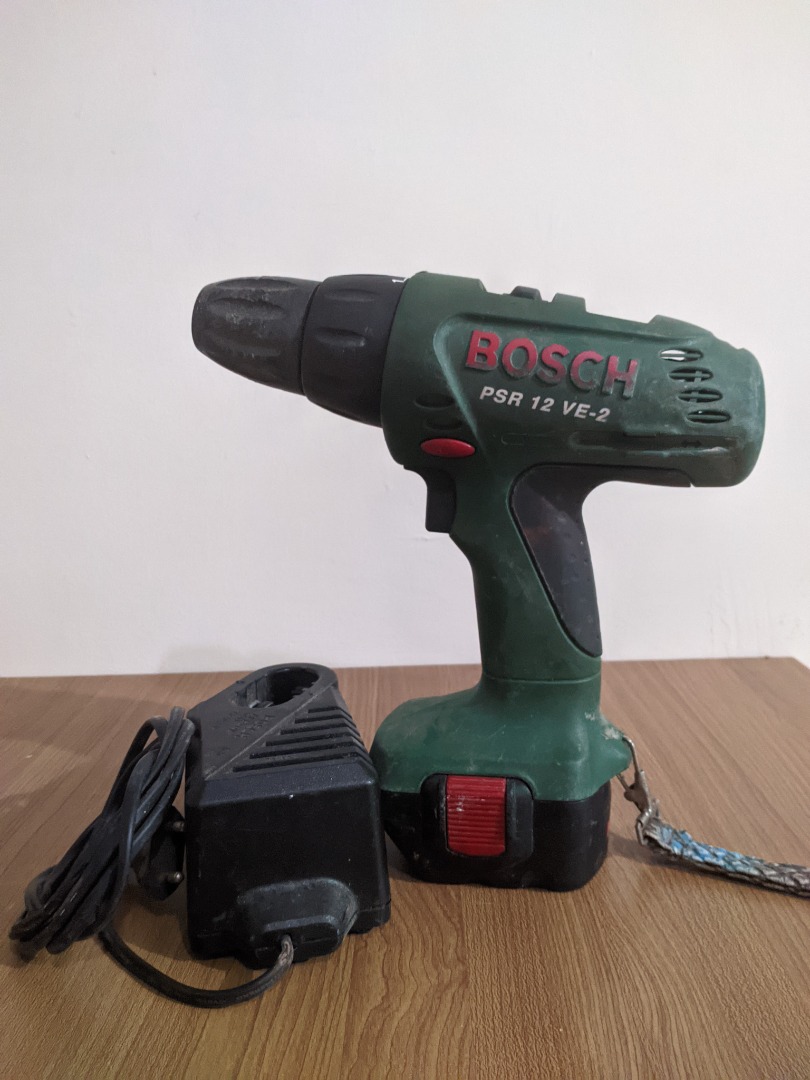 Authentic Bosch PSR 12 VE-2 12V Rechargeable Cordless Drill, Commercial ...