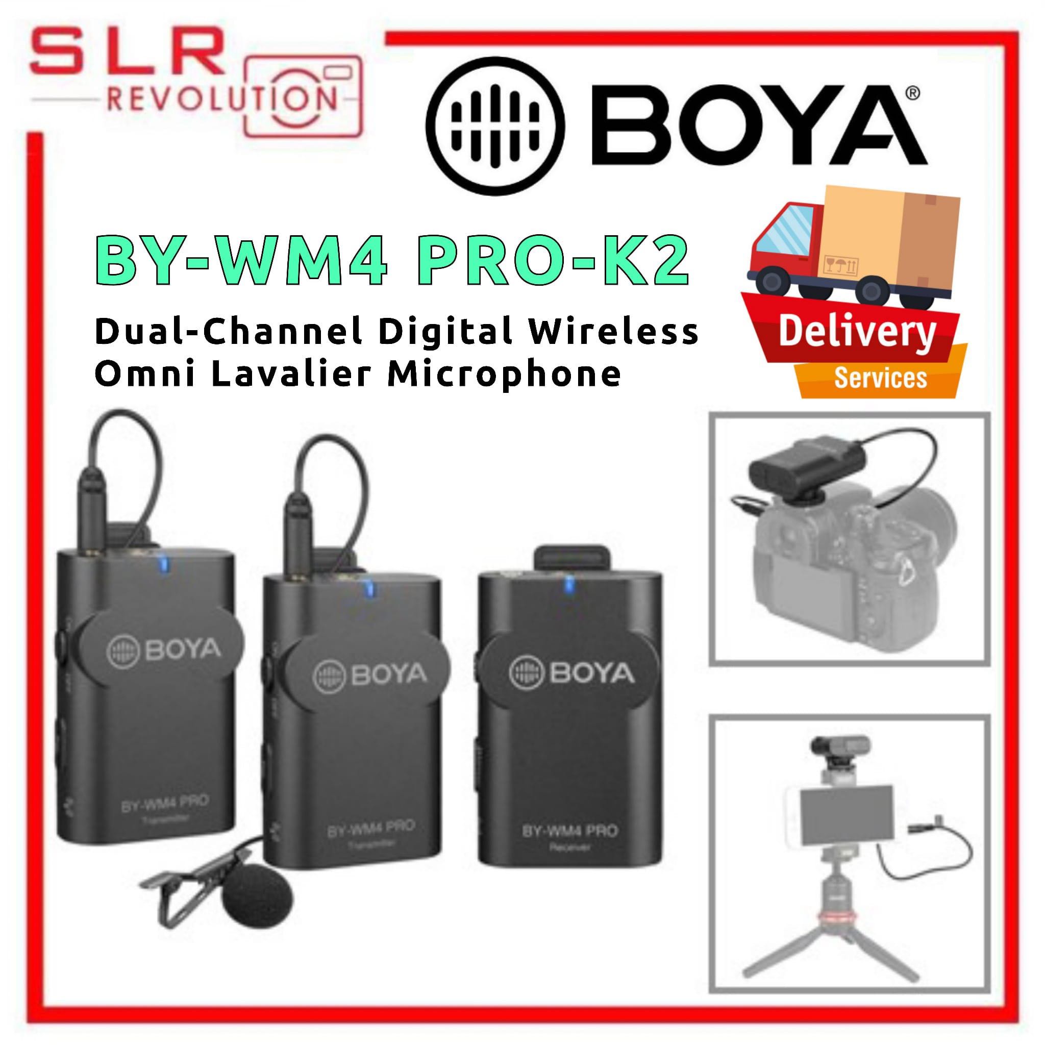 BOYA BY-WM4 PRO-K2 Two-Person Digital Camera-Mount Wireless Omni ...