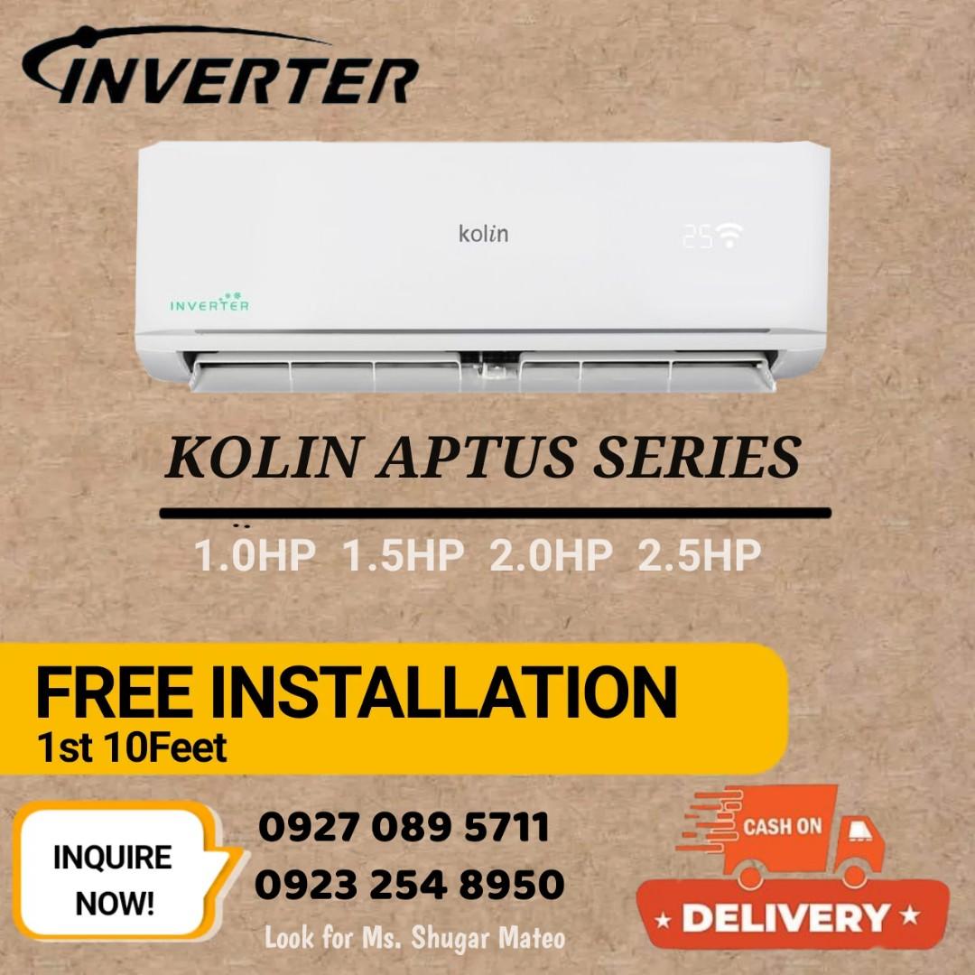 Brand-new Kolin Aptus Series Inverter Split Type Aircon with Free ...