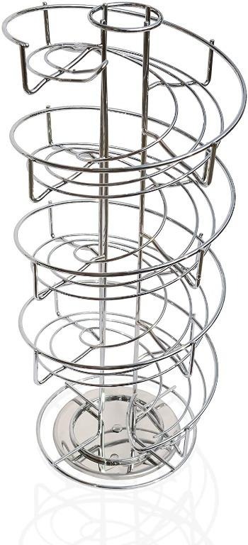 Brentmoor Rotating Spiral Egg Skelter Dispenser Rack for 3 Dozen Eggs ...