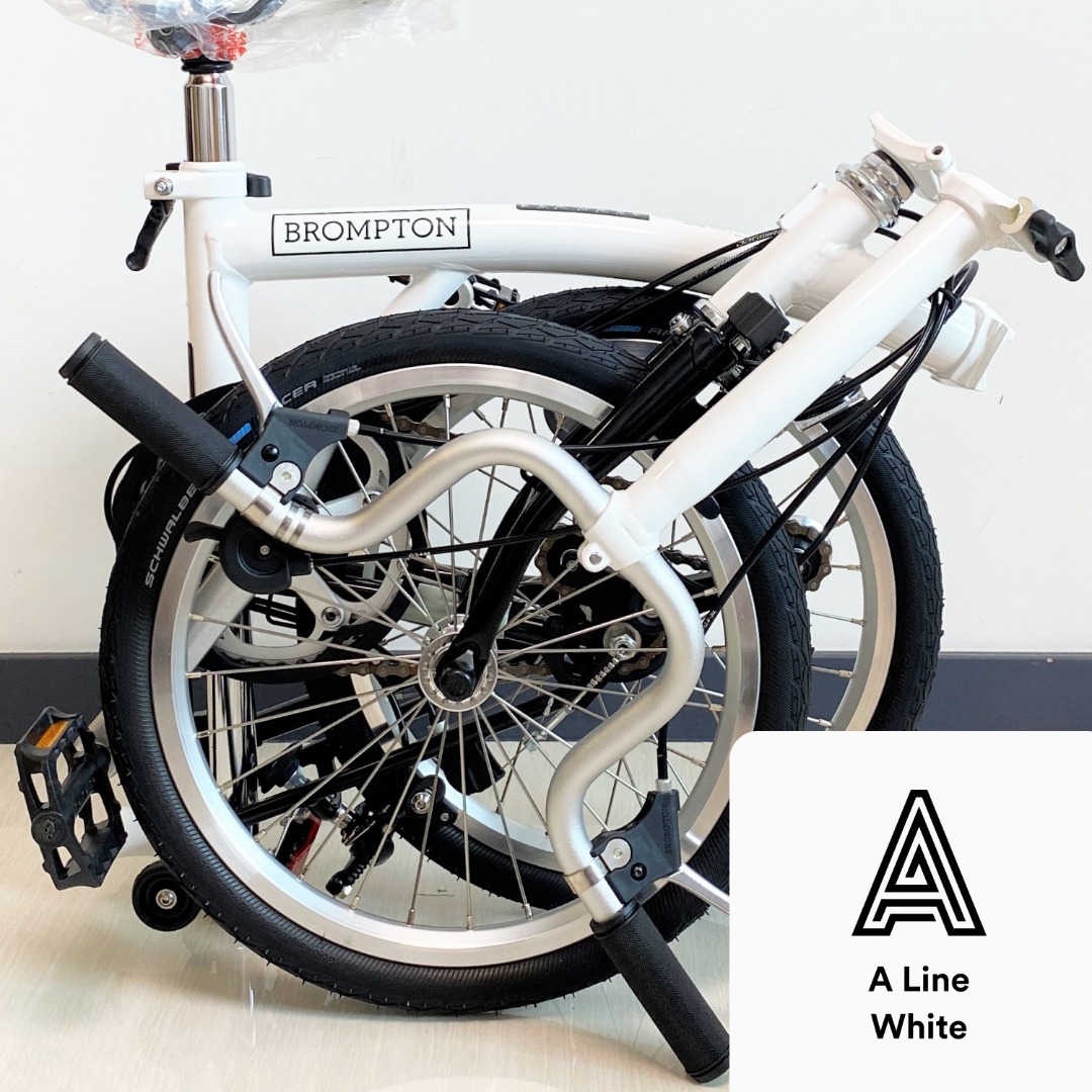 Brompton A Line | Gloss White *IN STOCK BNIB*, Sports Equipment ...