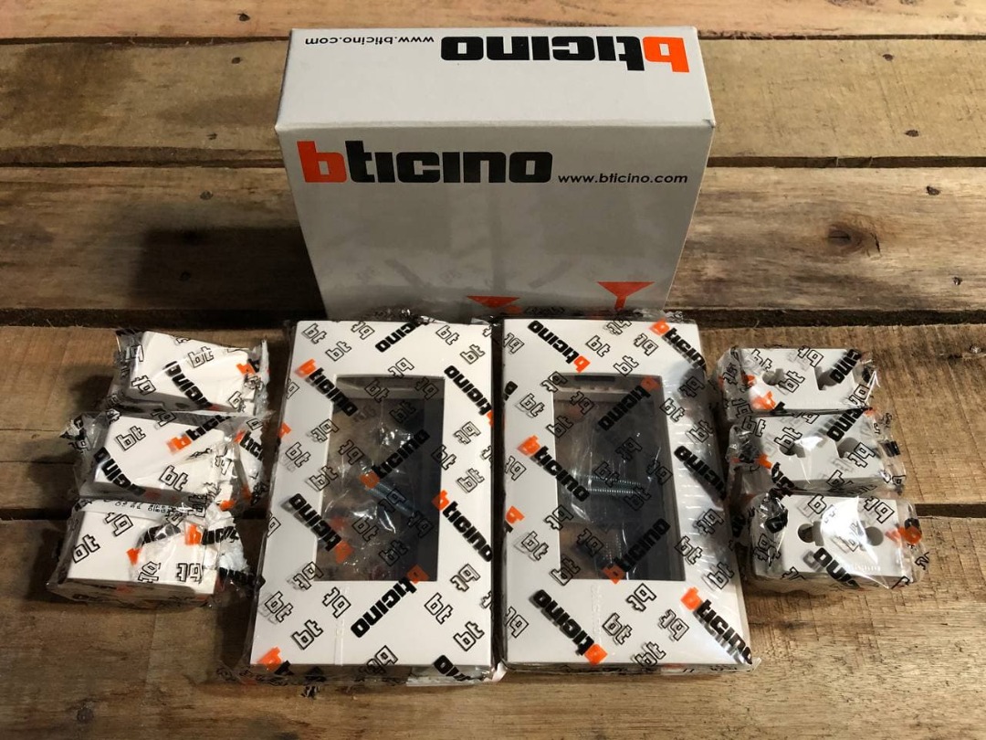 Bticino 1/2/3 Gang Outlet and Switch, Commercial & Industrial ...