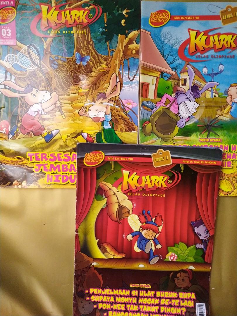 BUKU KOMIK SAINS KUARK LEVEL II [BEKAS/PRELOVED], Buku & Alat Tulis, Majalah & Lainnya di Carousell