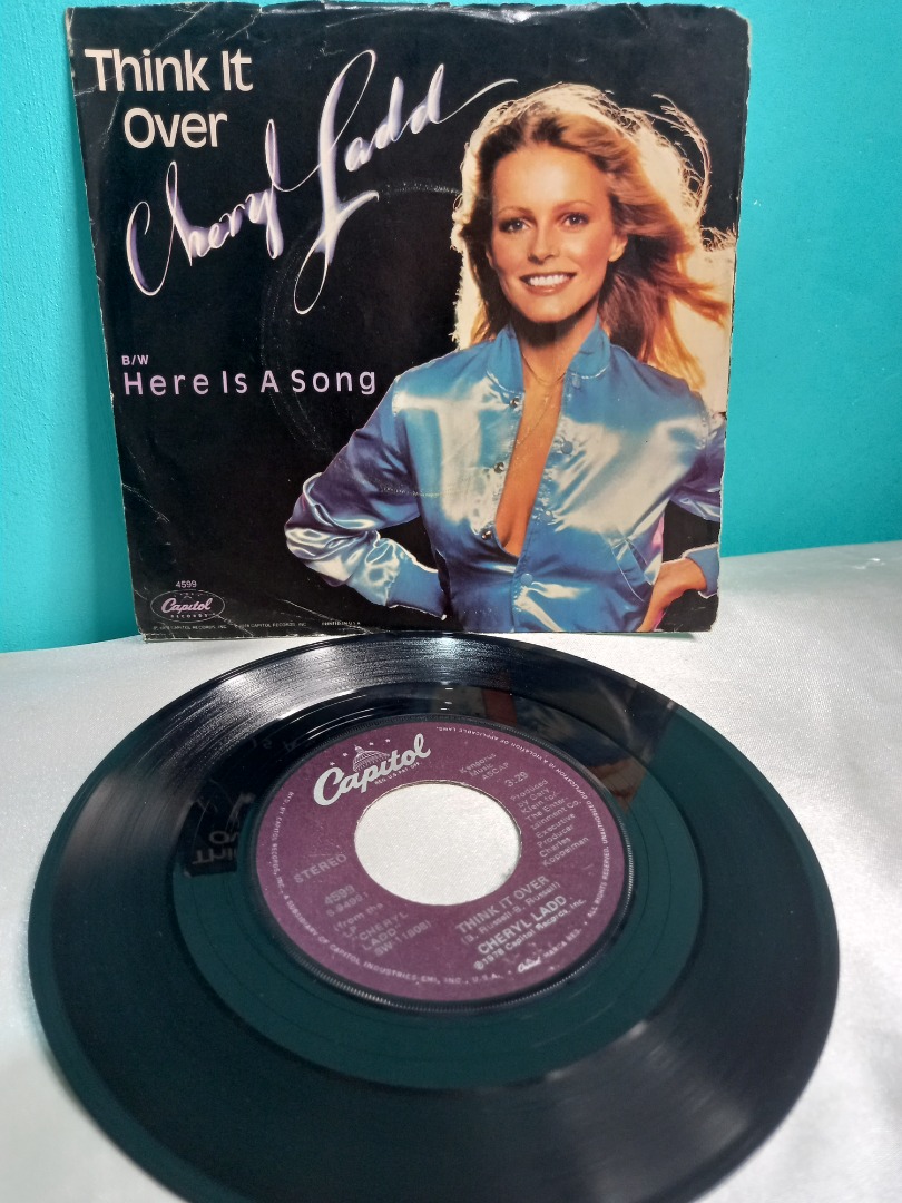 CHERYL LADD " THINK IT OVER " B/W HERE IS A SONG, Hobbies & Toys, Music ...